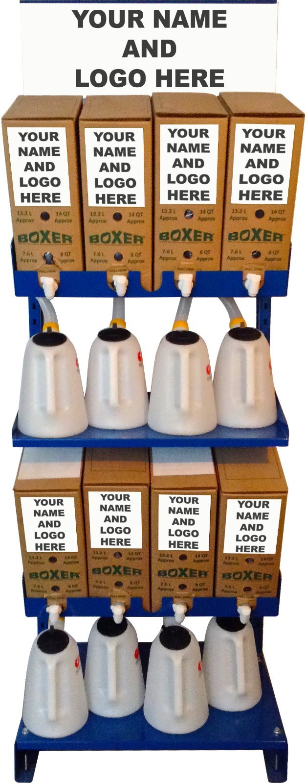 6 Gallon "Custom" Bag in Box Rack System | Reliance Fluid Technologies